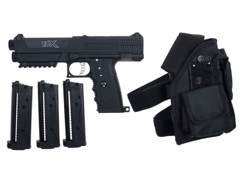 Tippmann TiPX Pistol Deluxe Kit Black - sissos.com Tippmann TiPX Pistol Deluxe Kit Black - sissos.com